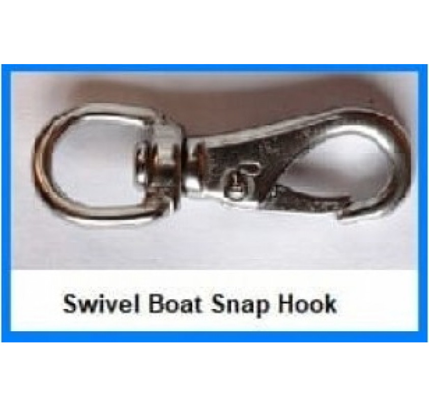 Swivel Boat Snap Hook | Stainless Snap Hooks | Rope Services Direct