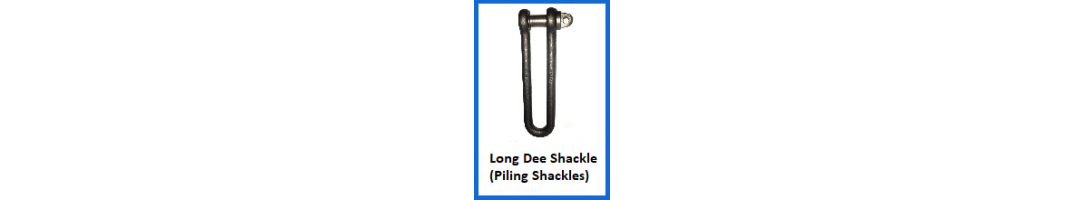 Long Dee Shackles | Piling Shackles | Rope Services Direct