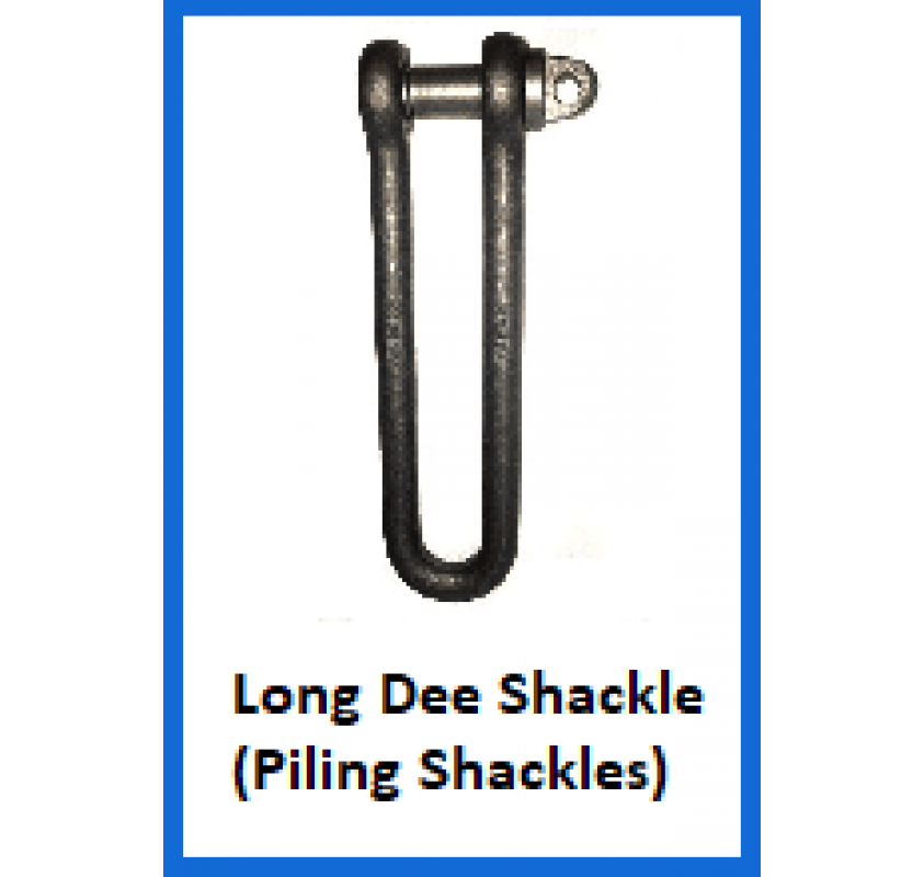 Long Dee Shackles | Piling Shackles | Rope Services Direct