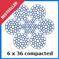 Compacted Wire Rope | Compacted Stainless Steel Rope | Steel Cable ...