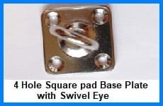 Eye Plates & Base Plates | Rope Fittings | Rope Services Direct