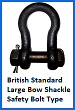 Bow Shackles | Buy Lifting Shackles | Rope Services Direct