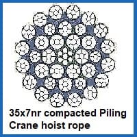 Piling Crane Rope